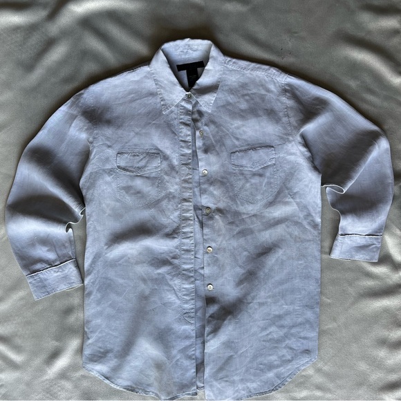 Express | Shirts | Express Linen Button Up | Poshmark